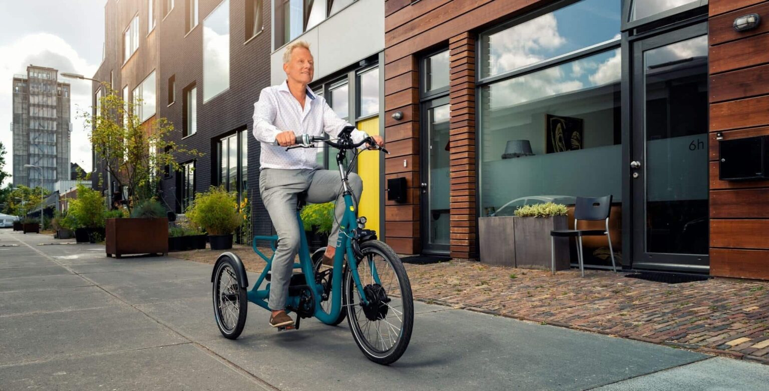Driewieler City | Dé sportieve stadsfiets met extra stabiliteit | Huka