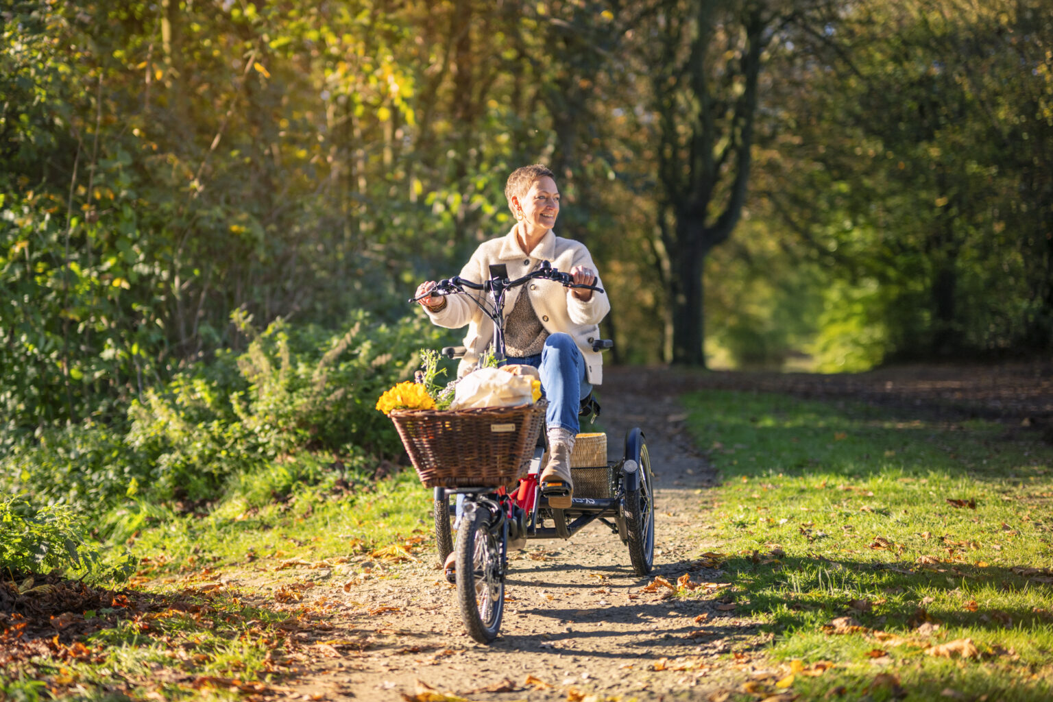 Cortes XS: compacte driewielfiets voor comfort en stabiliteit | Huka